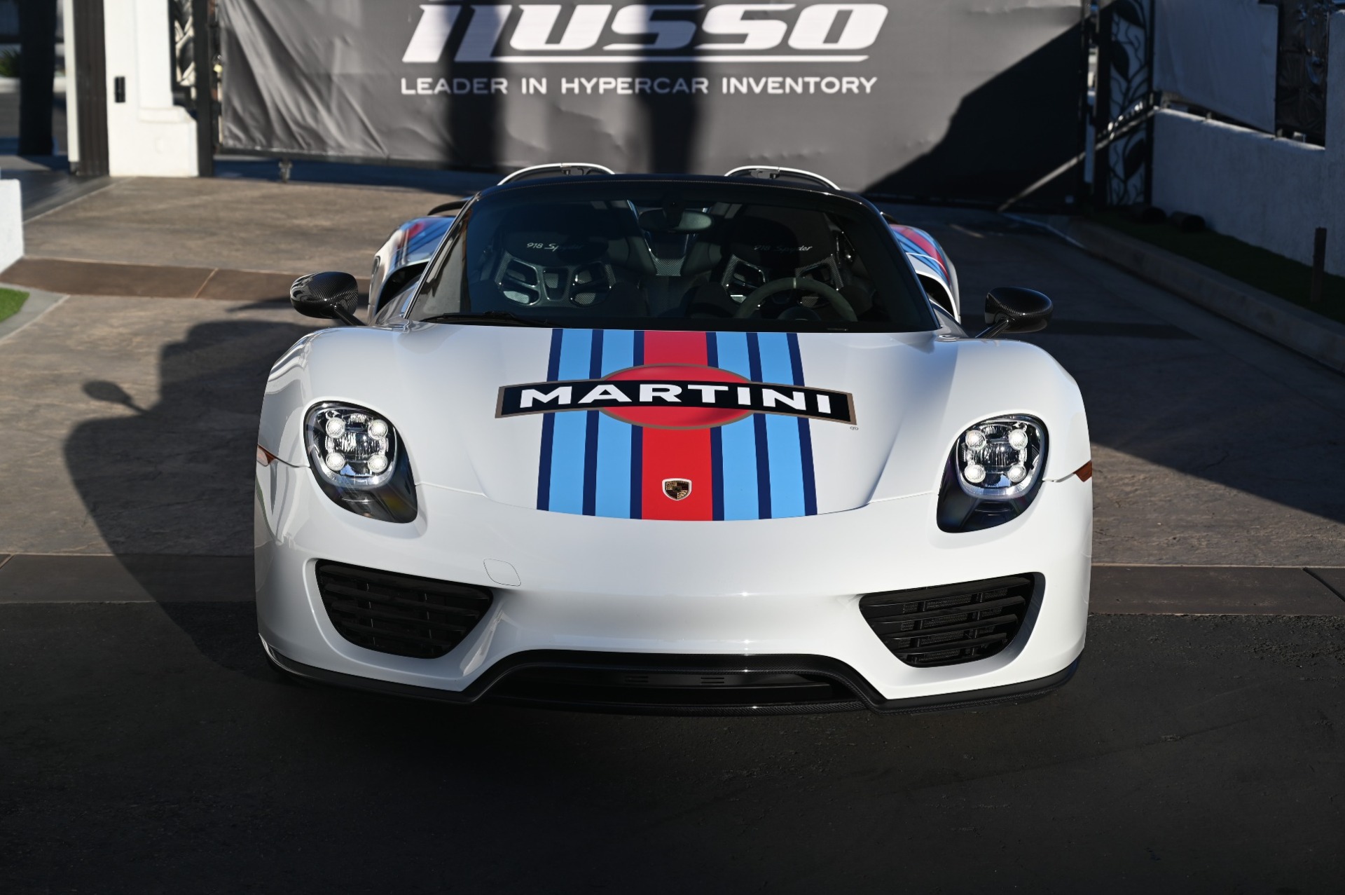 Used 2015 Porsche 918 Spyder Weissach with the Martini Racing Livery ...