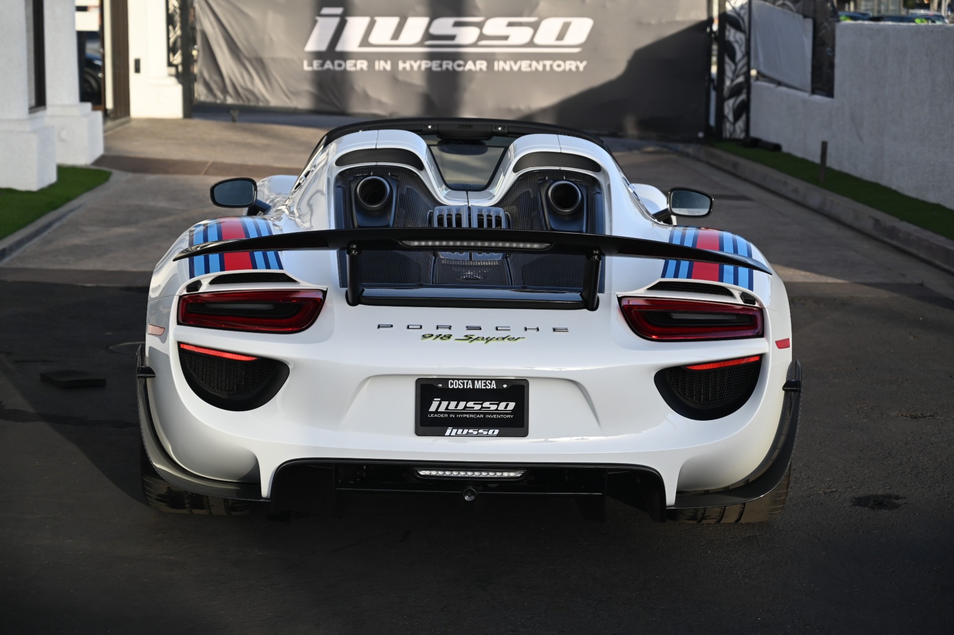Used 2015 Porsche 918 Spyder Weissach with the Martini Racing Livery ...