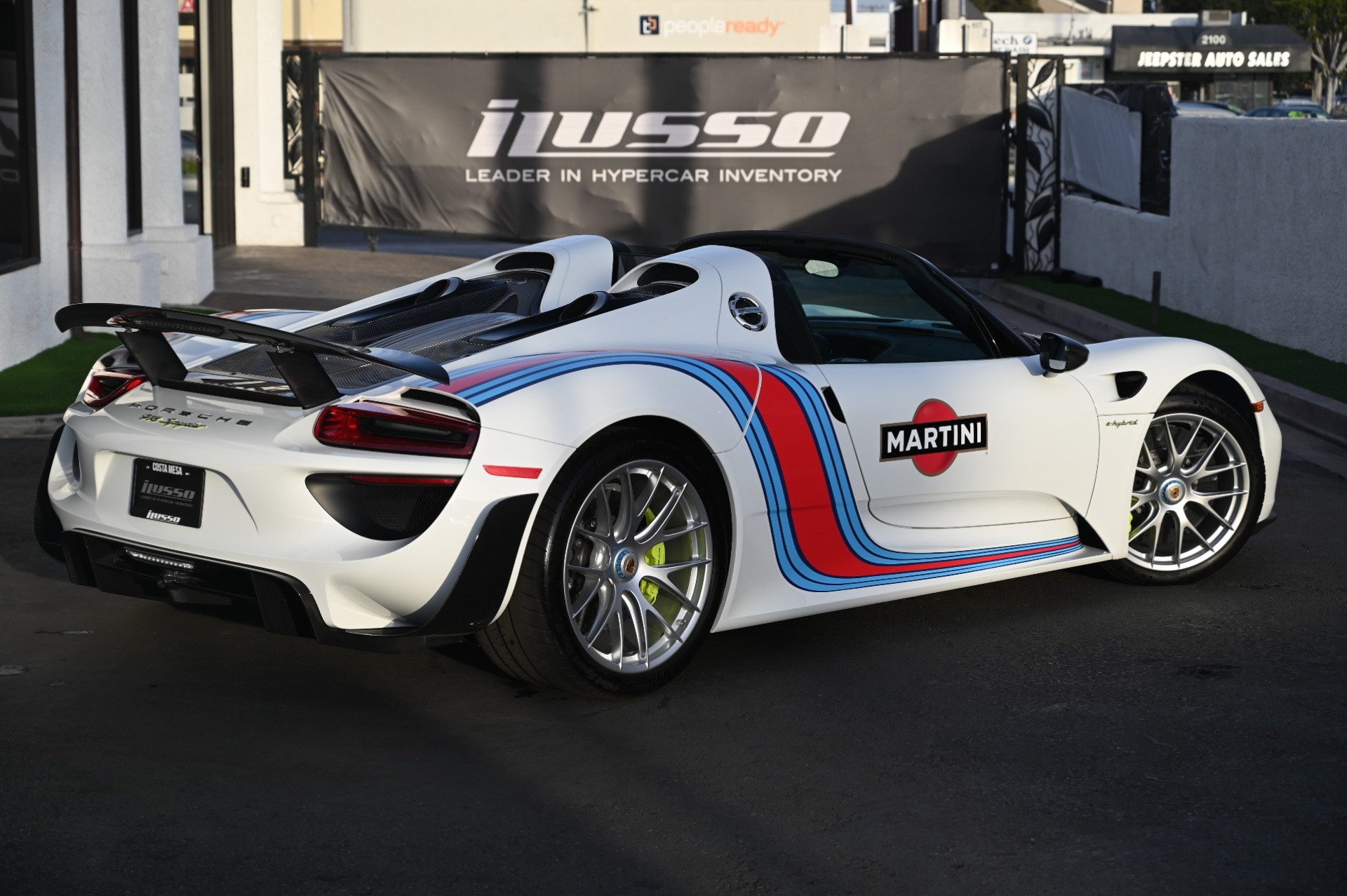Used 2015 Porsche 918 Spyder Weissach with the Martini Racing Livery ...